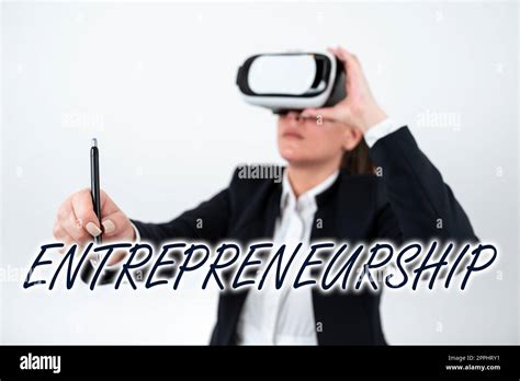 Sign Displaying Entrepreneurship Business Idea Process Of Designing