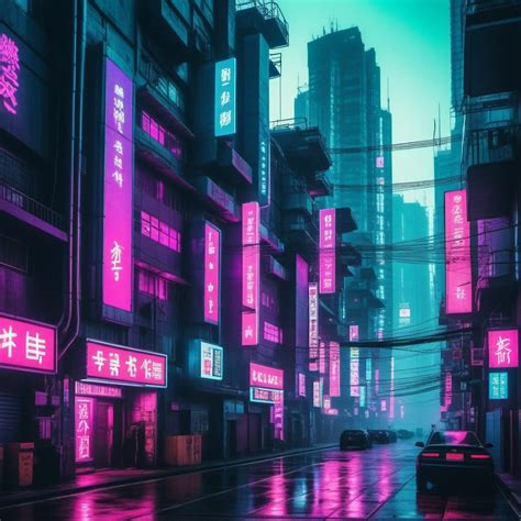 Cityscape Of A Cyberpunk City At Night Prompts Stable Diffusion Online