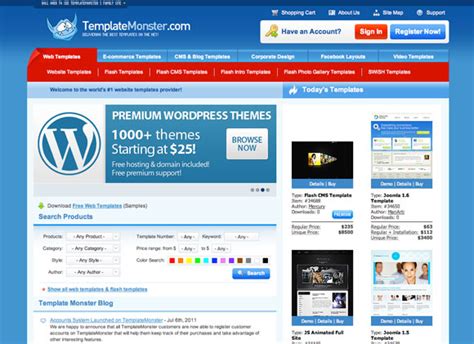 Template Monster Free Wordpress Themes Giveaway