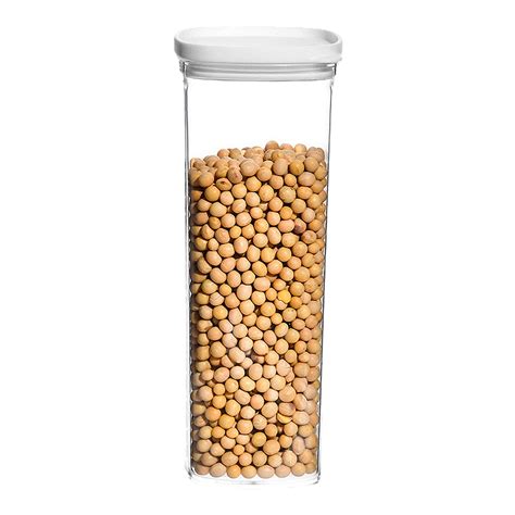 Bigersell Cereal Storage Container W Lids Airtight Stackable Food