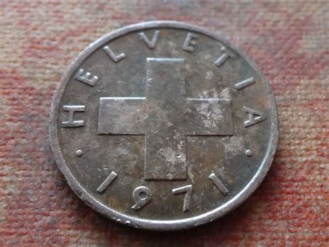 1 Rp. 1971 (Gebraucht) in Romanel-sur-Lausanne für CHF 0.5 – mit ...