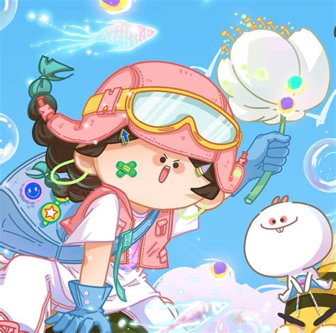 《蕉绿兔与少女》ip系列插画设计[9p]