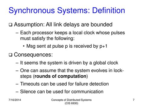 Ppt Federated Distributed Systems Concepts Of Distributed Systems 1