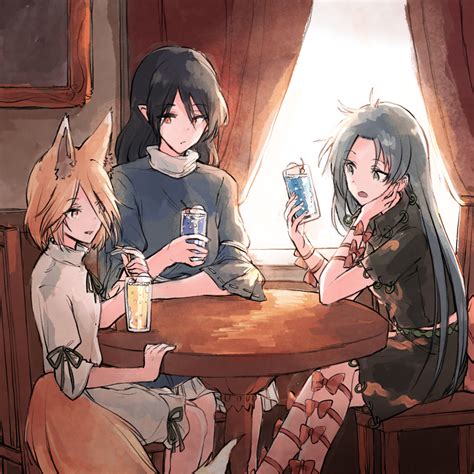 Kudamaki Tsukasa Iizunamaru Megumu And Himemushi Momoyo Touhou