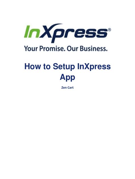 Fillable Online How To Setup Inxpress App Fax Email Print Pdffiller