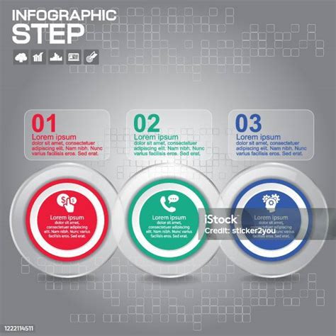 비즈니스 벡터 일러스트레이션을 위한 인포그래픽 디자인 요소 3단계 0명에 대한 스톡 벡터 아트 및 기타 이미지 0명 10 다이어그램 Istock