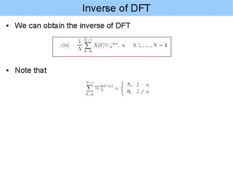 Chapter Fourier Transforms Of Discrete Signals Sampling