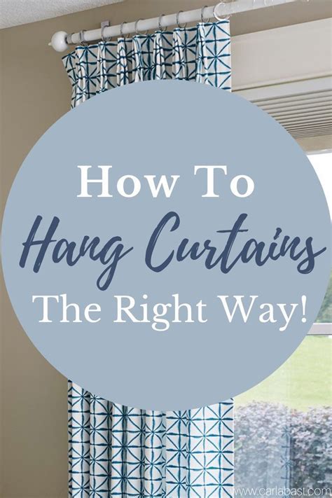 How To Hang Curtains The Right Way Artofit