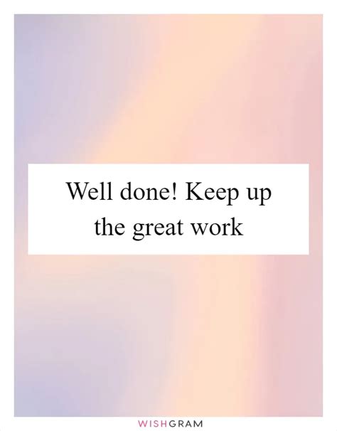Keep Up The Great Work Purple Great Work Keep It Up Stamper