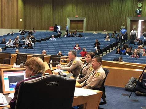 La County Supervisors Sheriff Argue Over Crisis
