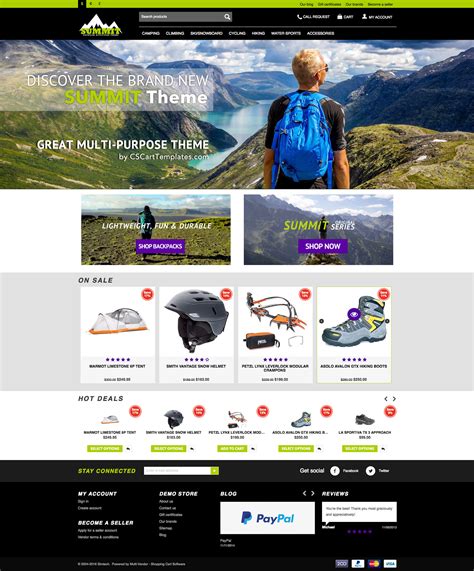 Summit Responsive CS Cart Theme V