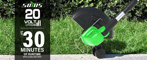 Amazon SOYUS Weed Wacker Cordless 12 Inch String Trimmer With