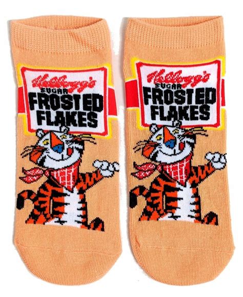 Ladies Kelloggs Frosties Tony Tiger Shoe Liners Socks And Etsy