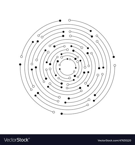 Abstract Technology Circuit Board Texture Vector Image