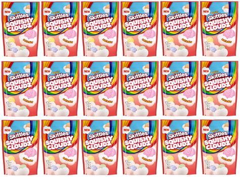 18 X Skittles Fruits Squishy Cloudz 94gm