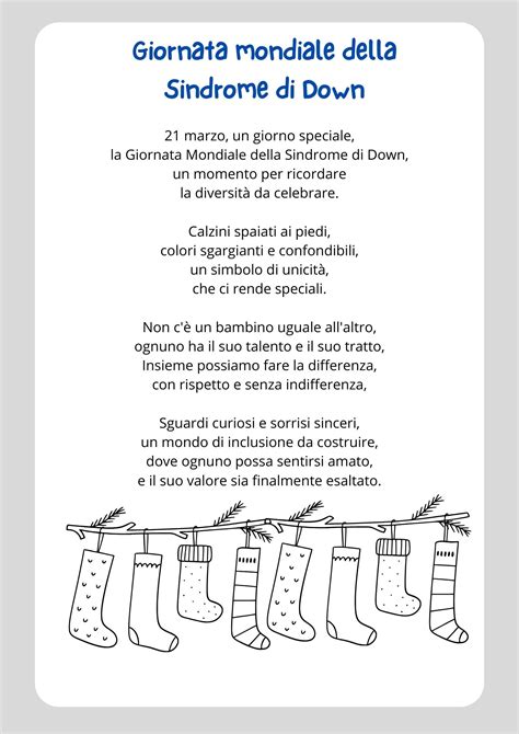La Giornata Mondiale Della Sindrome Di Down Maestra Gabry