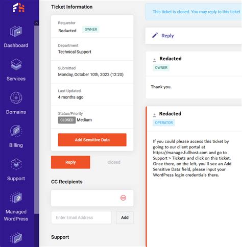 Sending Sensitive Data Such As User Names And Passwords FullHost