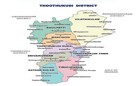 Tourist Map Guide Of Thoothukudi Chennai Orbit