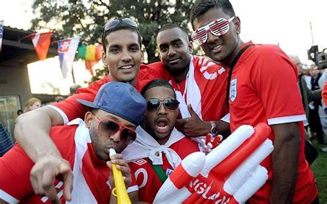 World Cup 2010 England Fans In Rustenburg For Usa Match In Pictures