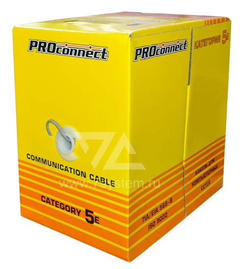 Кабель UTP 2PR 24AWG CAT5e Proconnect, 305 м — Кабель UTP 2PR — Витая ...