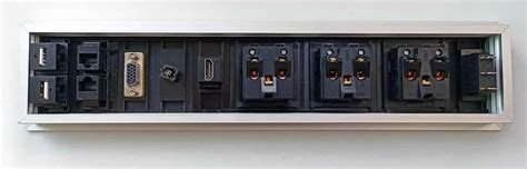 Boxnube Fliptop Box Cable Cubby With On Off Switch Power Sockets Lan Hdmi Vga Aux Usb A