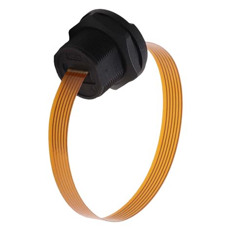 Sim Tf Waterproof Connector Socket Back Mounted Female Receptacle With20cm Cable Sim Solder