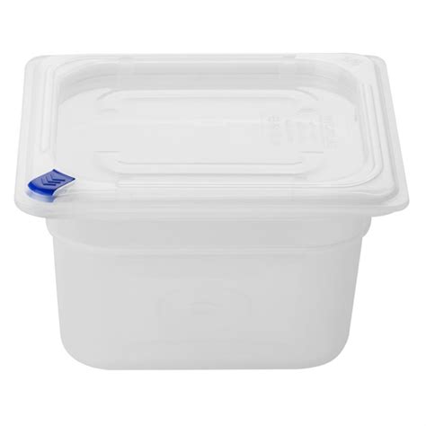 Hygiplas Click Pp 1 6 Gn Container With Lid And 7 Colour Clips 100mm 1