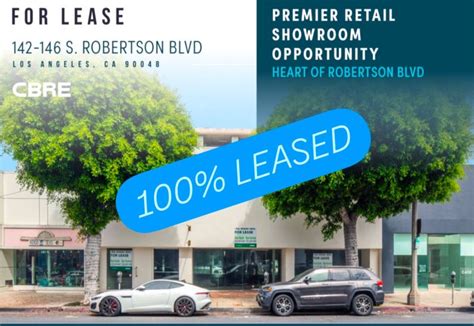 Leased 142 146 S Robertson Something Special Coming Soon Neal Golub