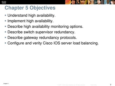 Ppt Chapter Implementing High Availability And Redundancy In A