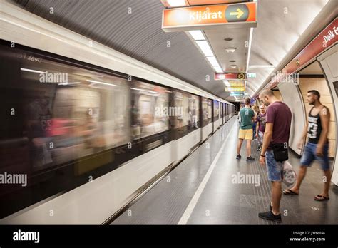 Budapest Ungarn August U Eingabe Eine Station Der