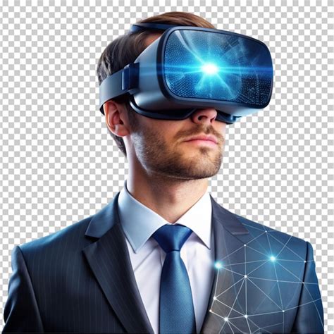 Virtual Reality In Business Applications Premium AI Generated PSD