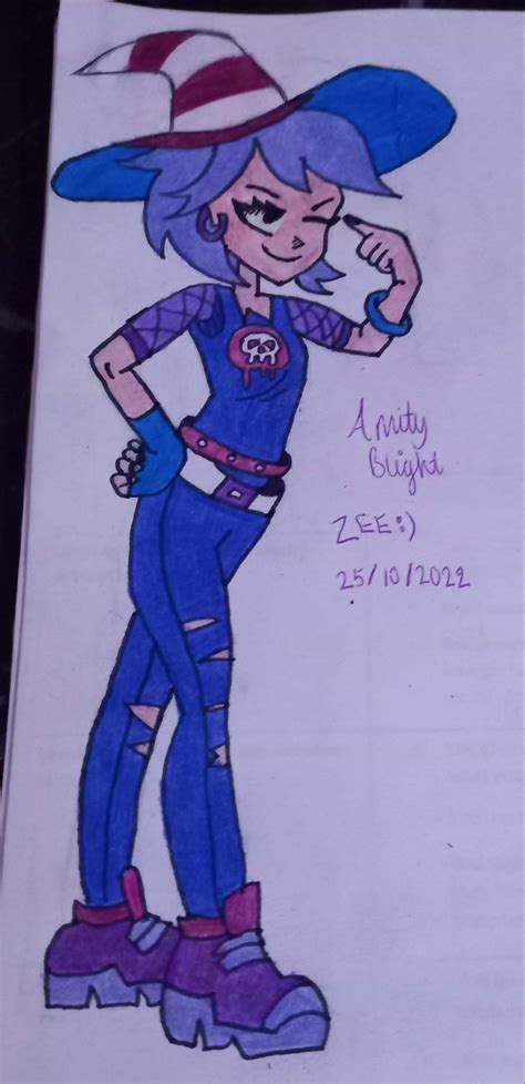 Drawing Of Amity Blight The Owl House Eng Amino