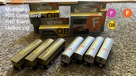 New Munipals R40s F And R30 Greenbird Qb Trains Unboxing Action
