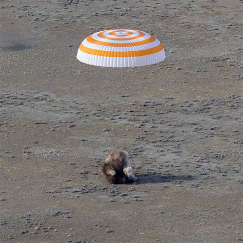 Mark Vande Hei Returns To Earth With Russian Cosmonauts
