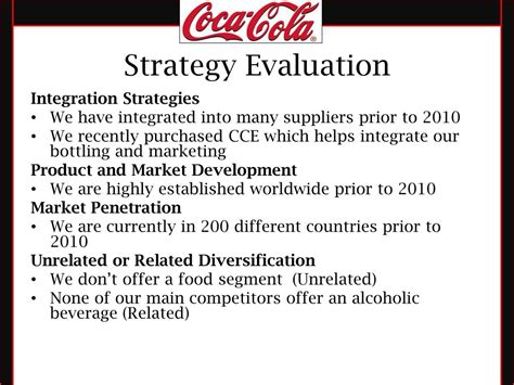 Ppt Strategic Management Case Study Coca Cola Co Powerpoint