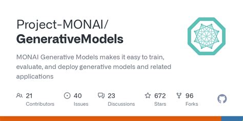 GitHub Project MONAI GenerativeModels MONAI Generative Models Makes