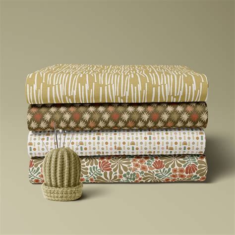 Buy Fat Quarter Cotton Fabric Bundle Natural