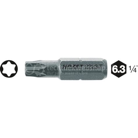 Hazet Bit 6241811 Grootte Aandrijving Tb20 Mm Inch Lengte 25 Mm