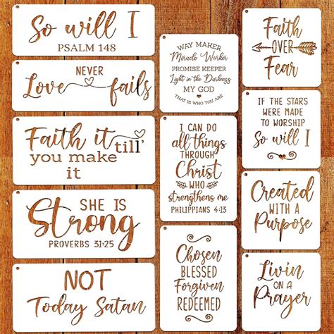 Bible Verses Stencils At Preston Lamb Blog