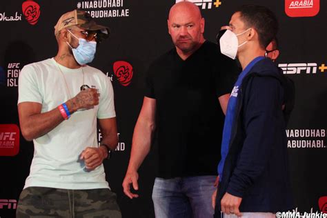 Ufc格斗之夜172赛前称重图集，明天上午直播 Ufc 武者网