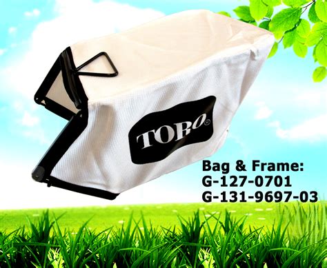 Genuine Toro 127 0701 Grass Catcher Bag And Frame 131 9697 03 21 Lawn