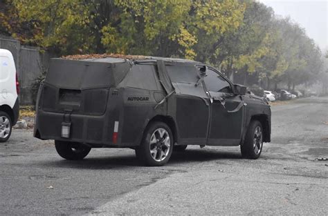 Long Awaited Jeep Seven Seater Seen Disguised In Europe Autocar
