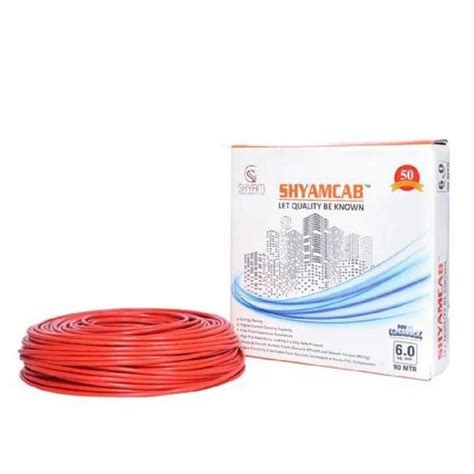 SHYAMCAB Sqmm Electric Cable At Roll In Noida ID