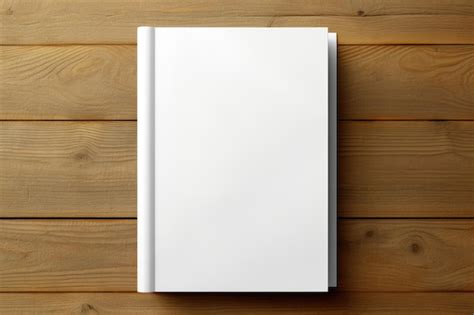 Premium Photo Blank Canvas Stack Of Clean White Paper On Wooden Surface
