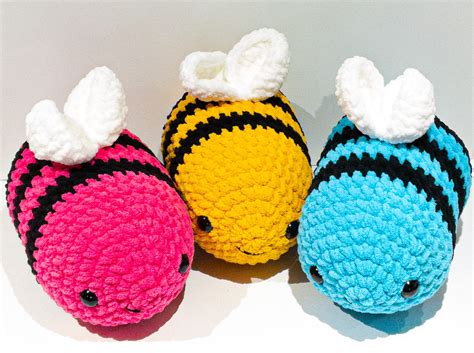 Crochet Bee Plushes Happbee Acres Bee Supply