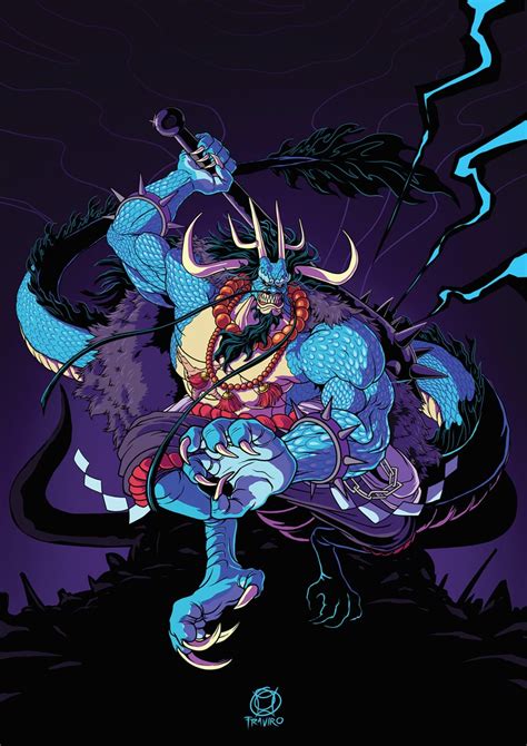 Kaidou One Piece Drawn By Fraviro Danbooru