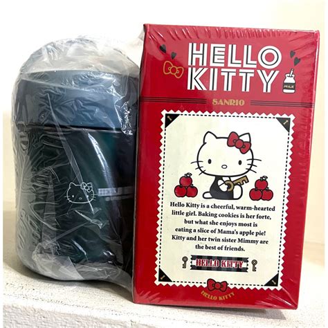 全新 現貨 三麗鷗 Hello Kitty 凱蒂貓 手提不鏽鋼湯杯 保溫桶 保溫杯 小湯杯 保冷 保溫罐 500ml 蝦皮購物