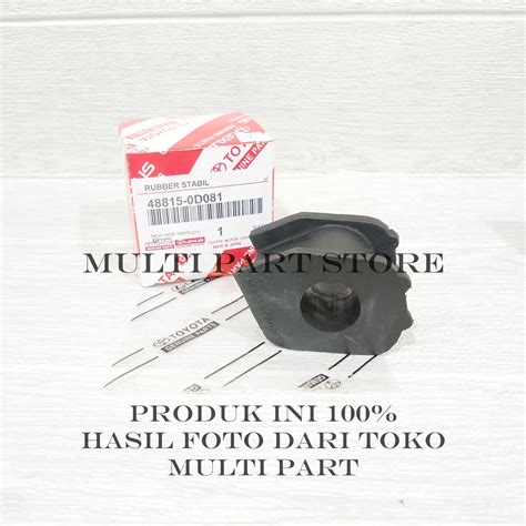 KARET STABILIZER DEPAN KARET STABIL ROTI NEW VIOS NEW YARIS UKURAN 23MM