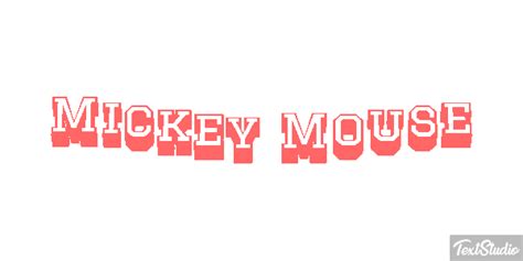 Mickey Mouse Cartoon Animated  Logo Designs