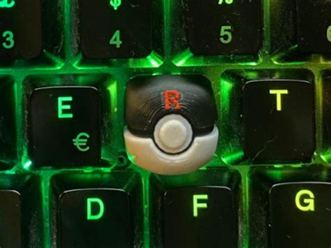 Keycap Team Rocket Ball By Printforgemakerworld Download Free 3d Models